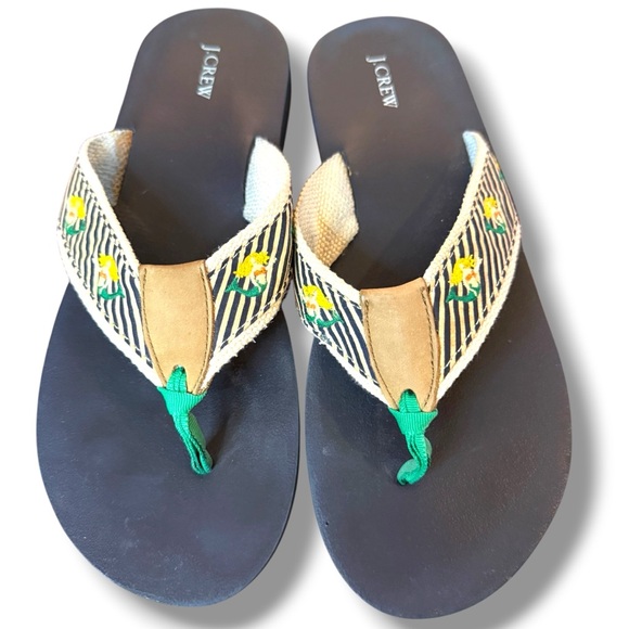 J. Crew | Shoes | Jcrew Critter Sandal Flip Flop Mermaid Size 9 | Poshmark
